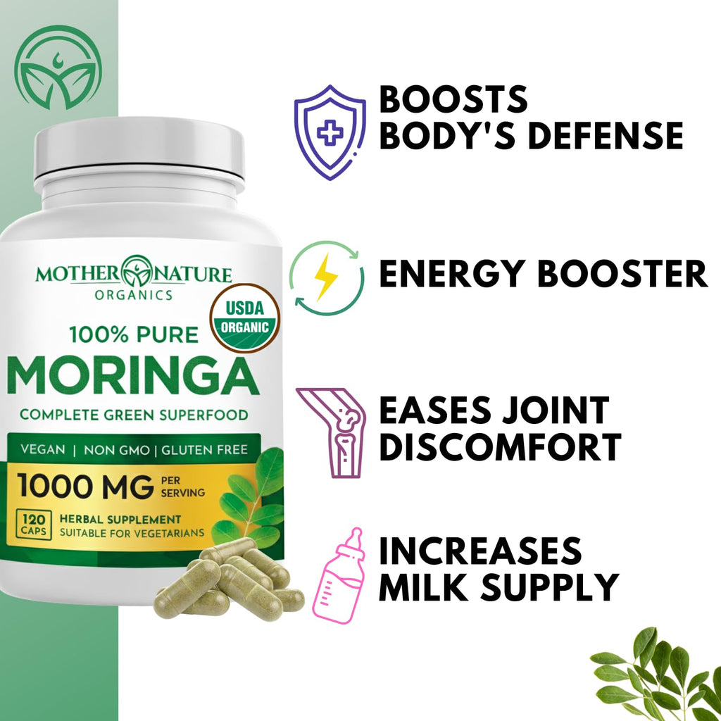 MNO moringa capsules for daily nutrition