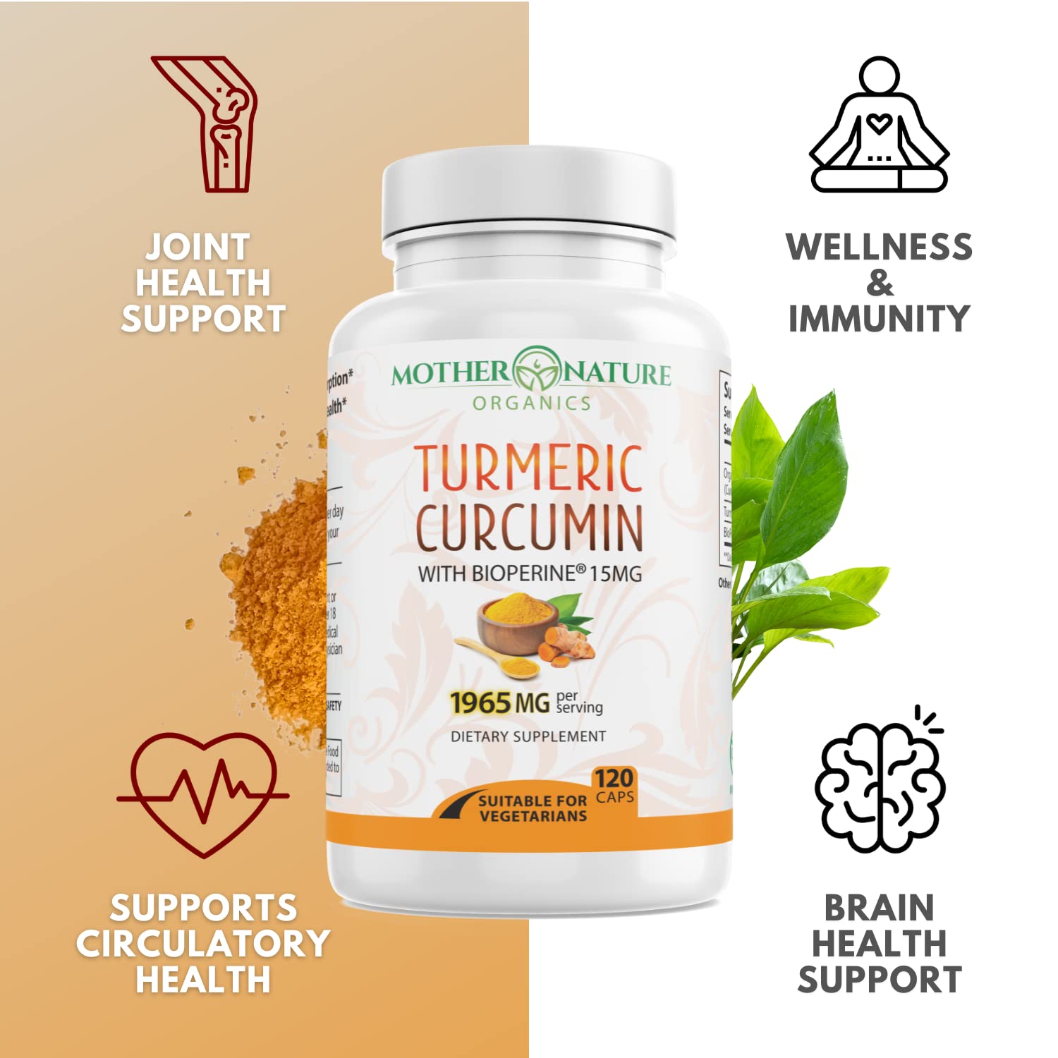 MNO turmeric for herbal supplements