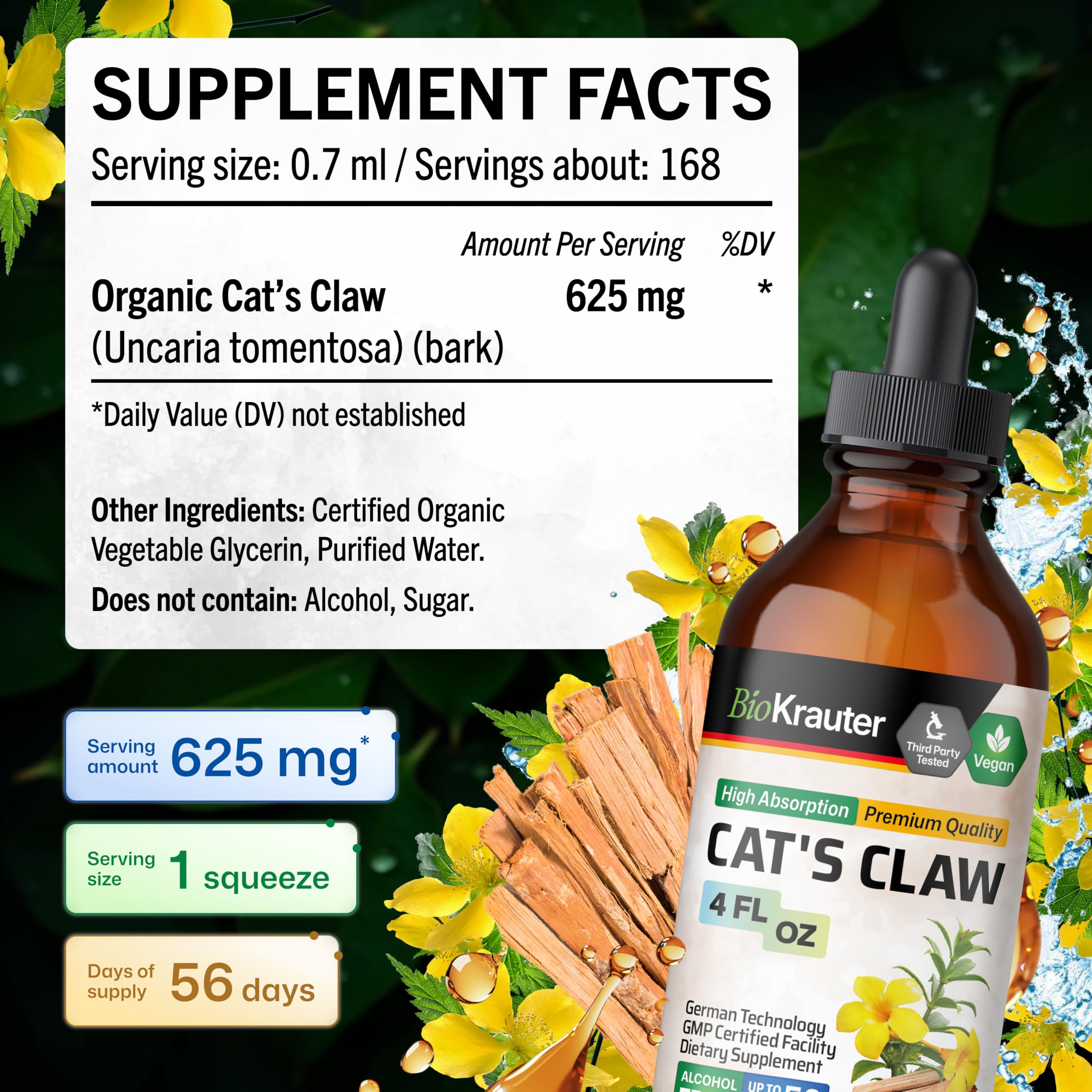 Mobility support herbal drops for pets