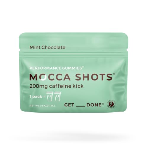 Mocca Shots mint chocolate gummies
