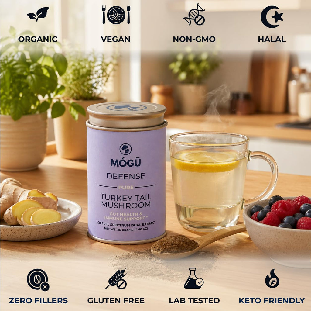 Mogu mushroom powder for daily vitality
