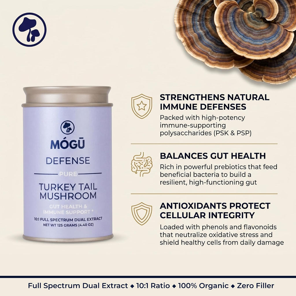 Mogu mushroom powder for immune support