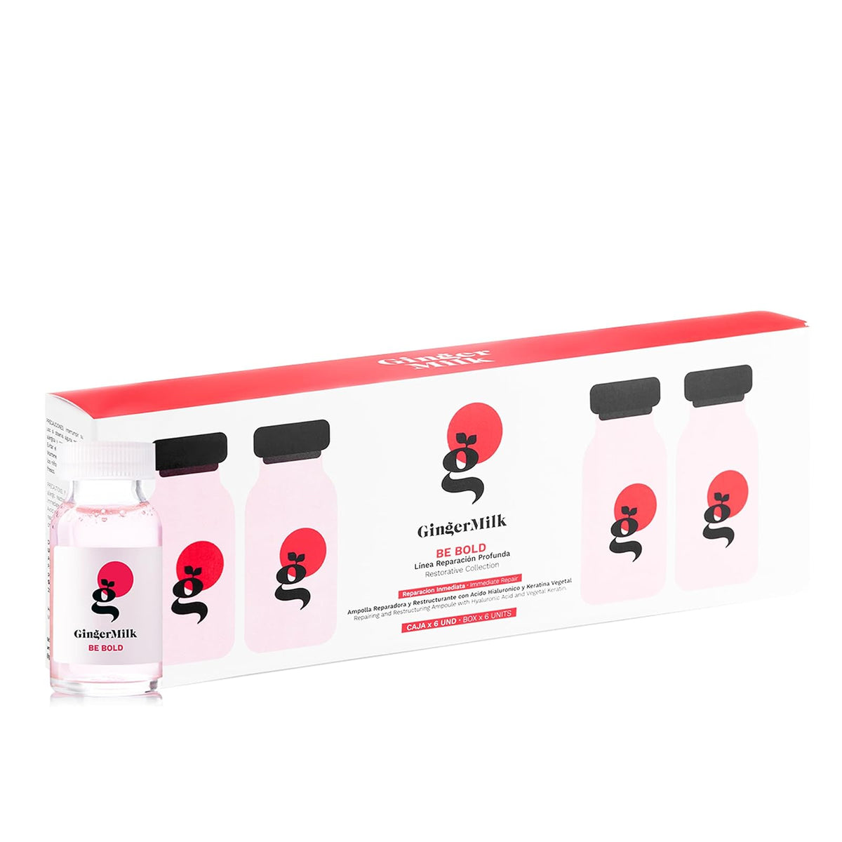 Moisture-rich ampoules for dry hair