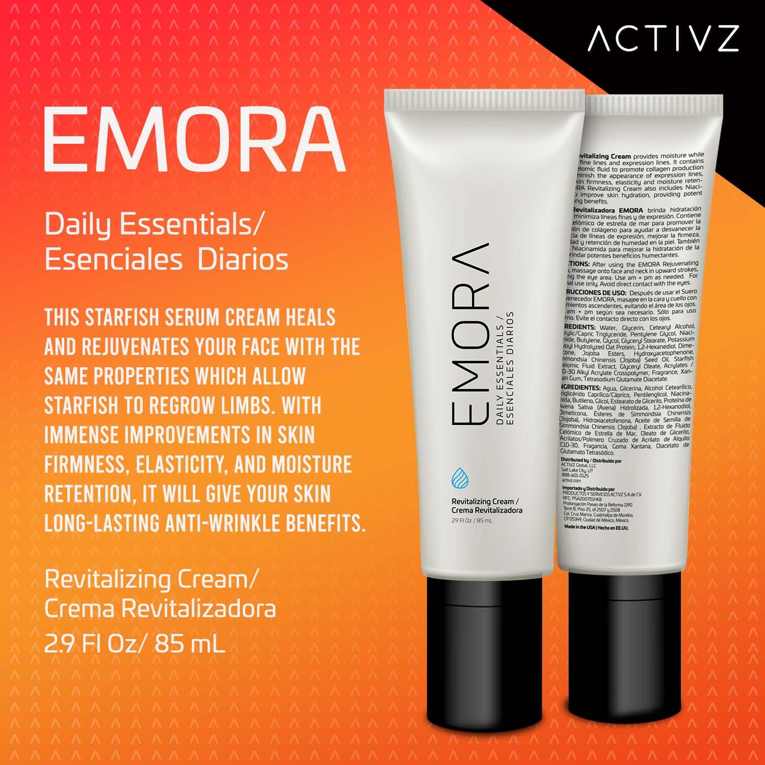 moisturizer with starfish coelomic fluid