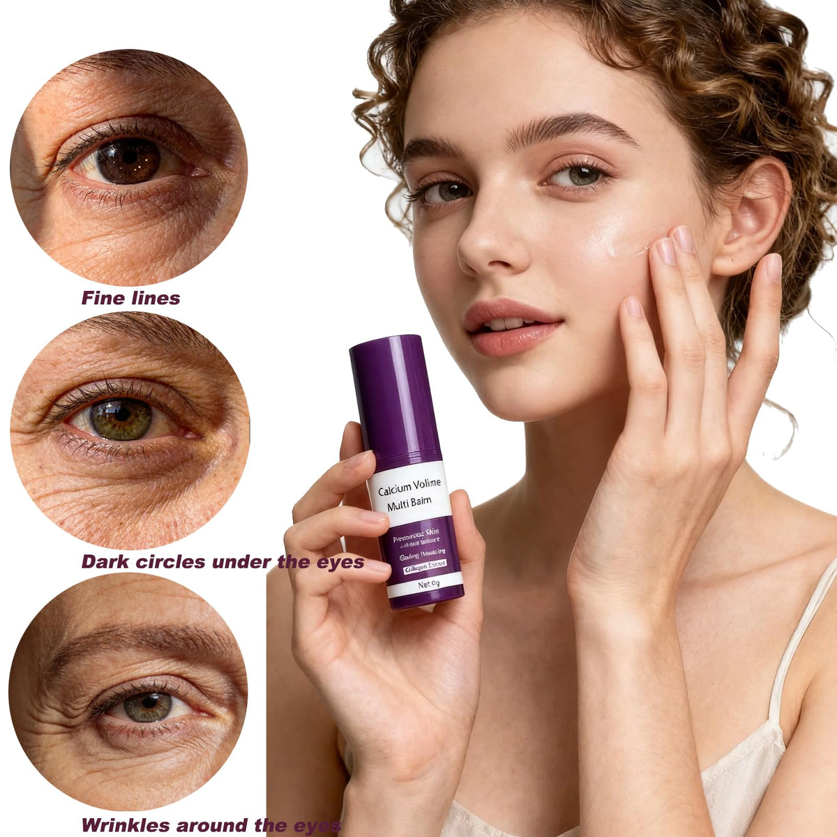 Moisturizing anti-aging balm for skin