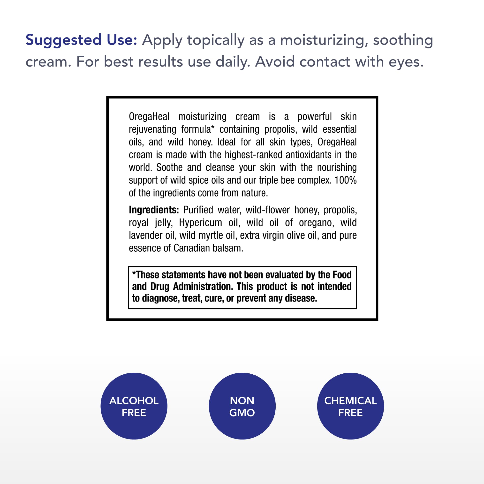 Moisturizing cream for all skin types