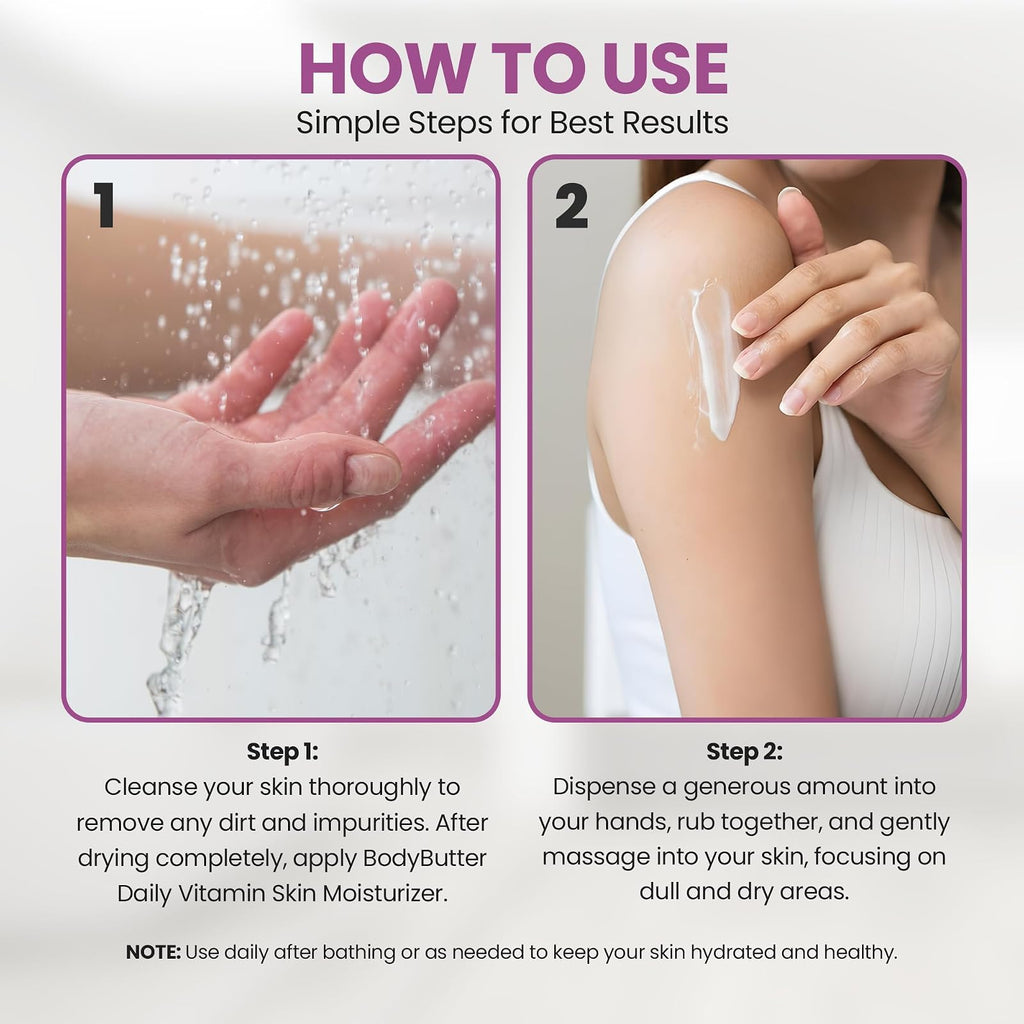 Moisturizing cream with vitamin benefits