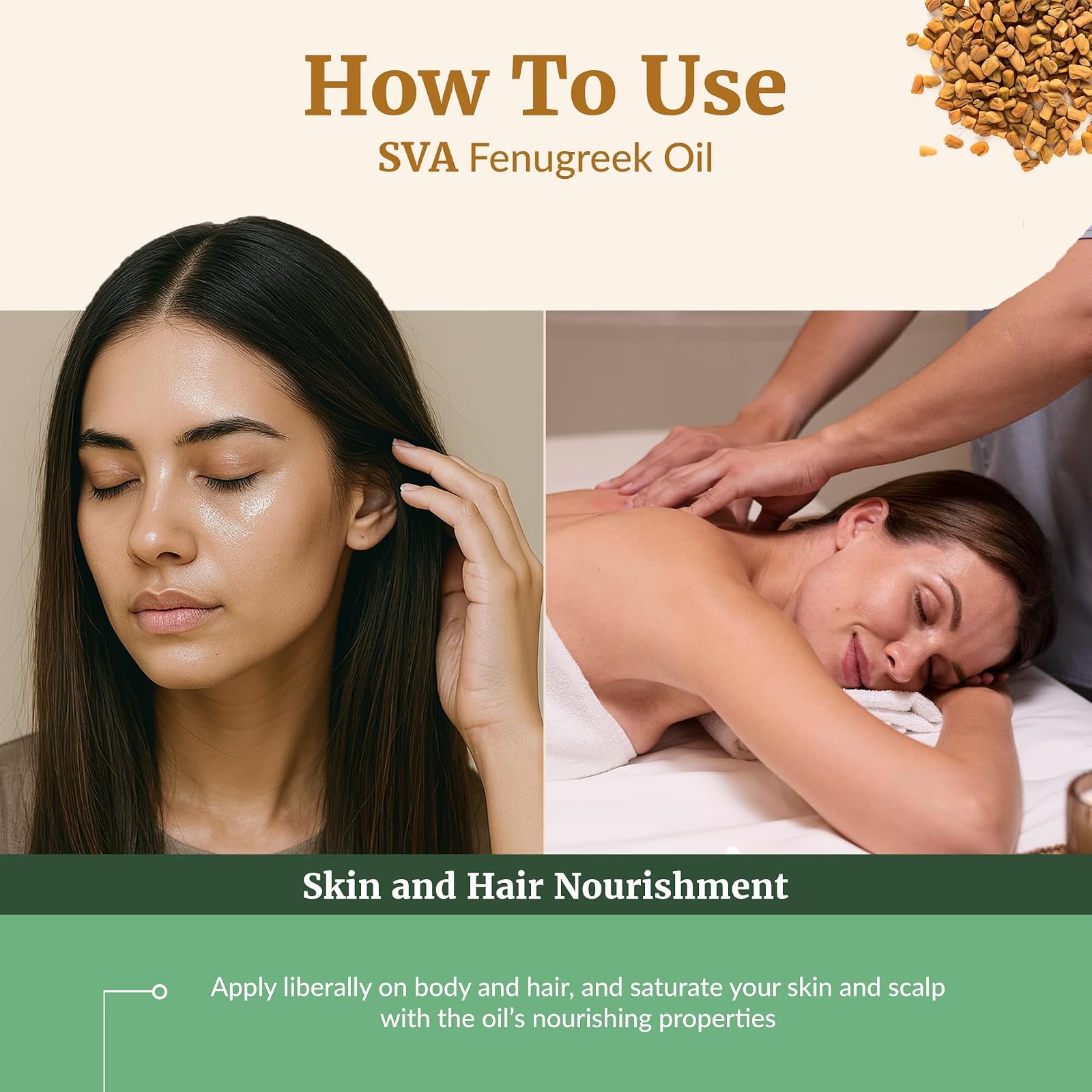 moisturizing Fenugreek carrier oil
