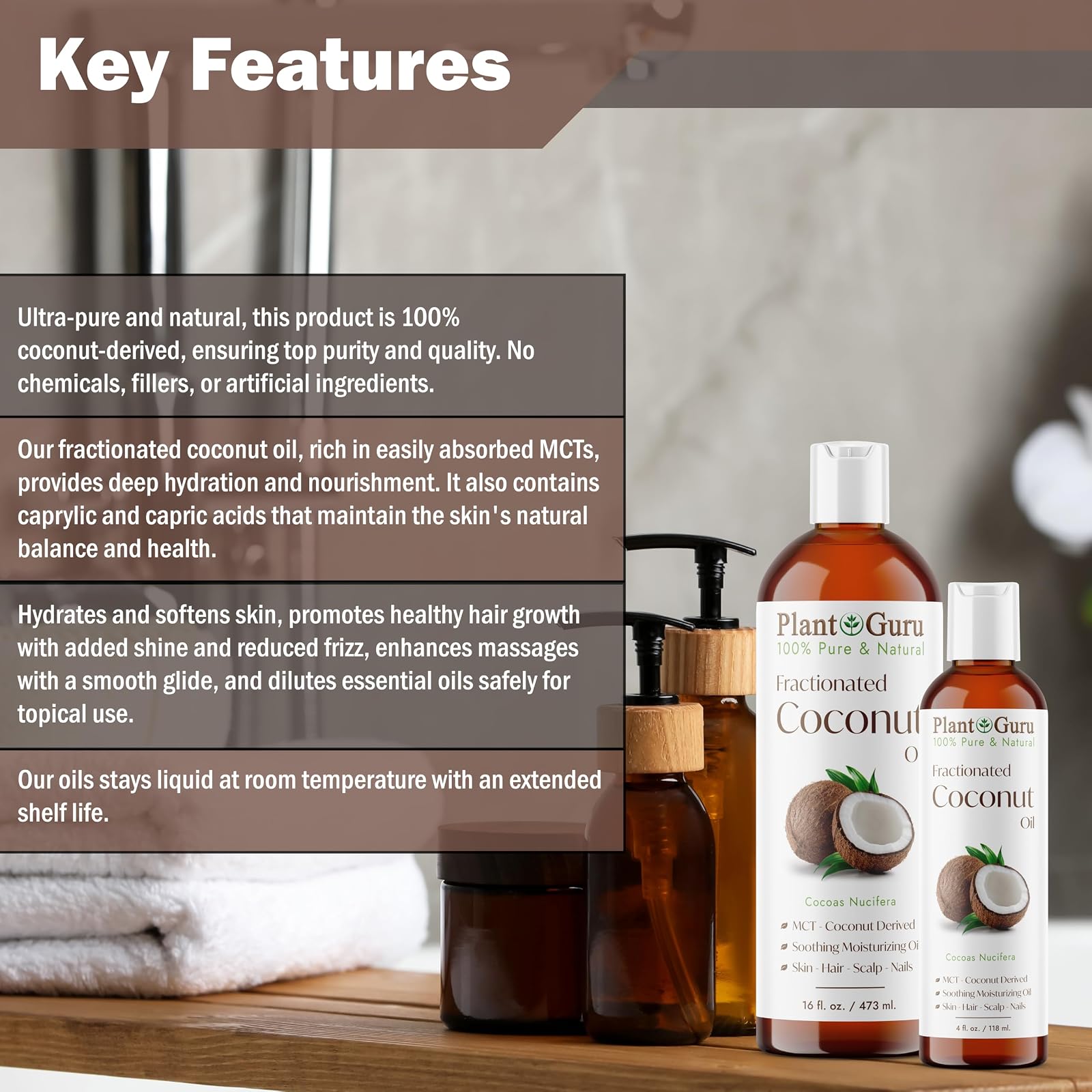 moisturizing fractionated coconut oil uses