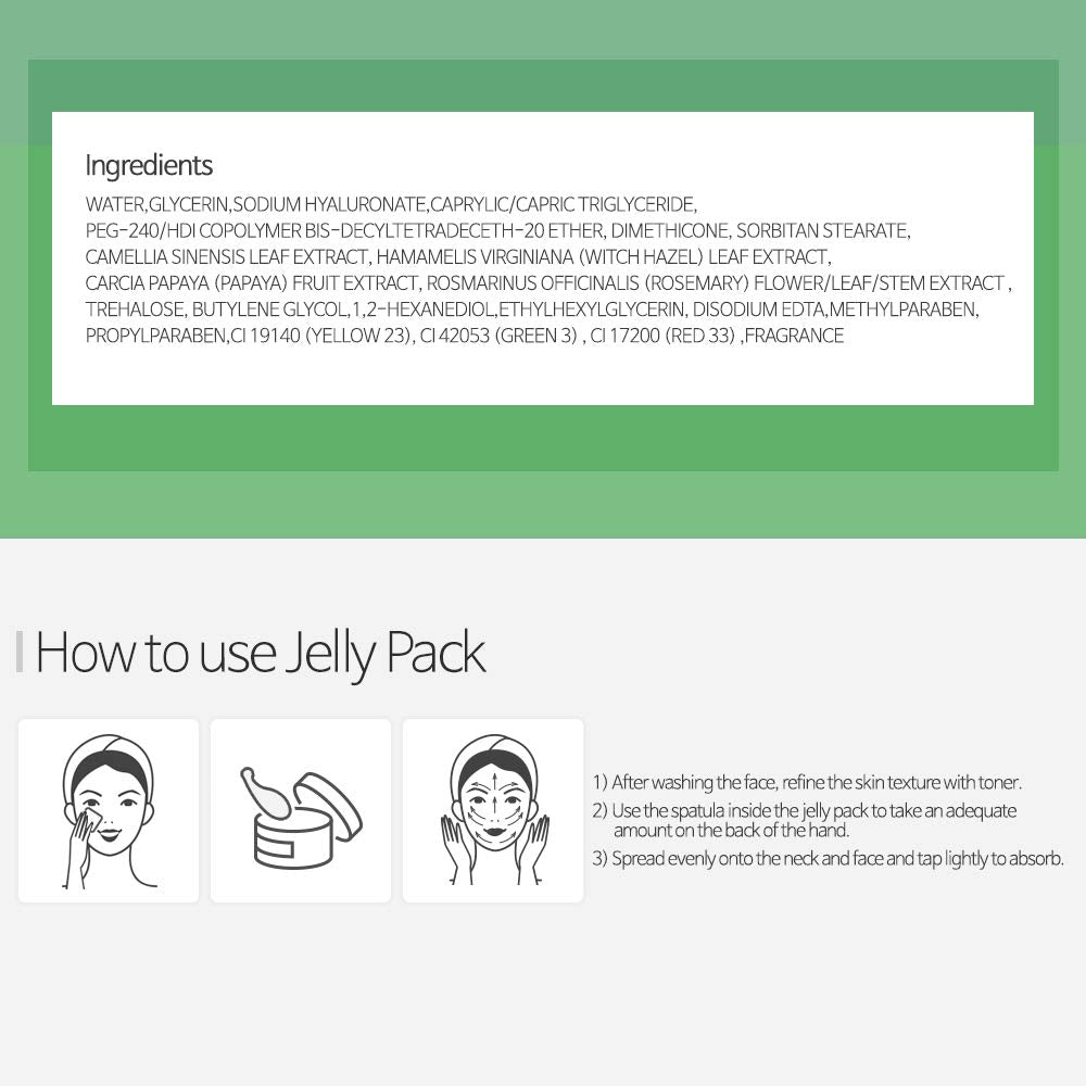 moisturizing green tea skincare product