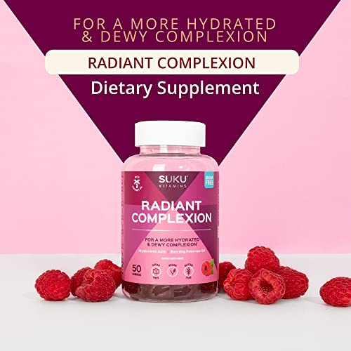Moisturizing gummies for dry skin