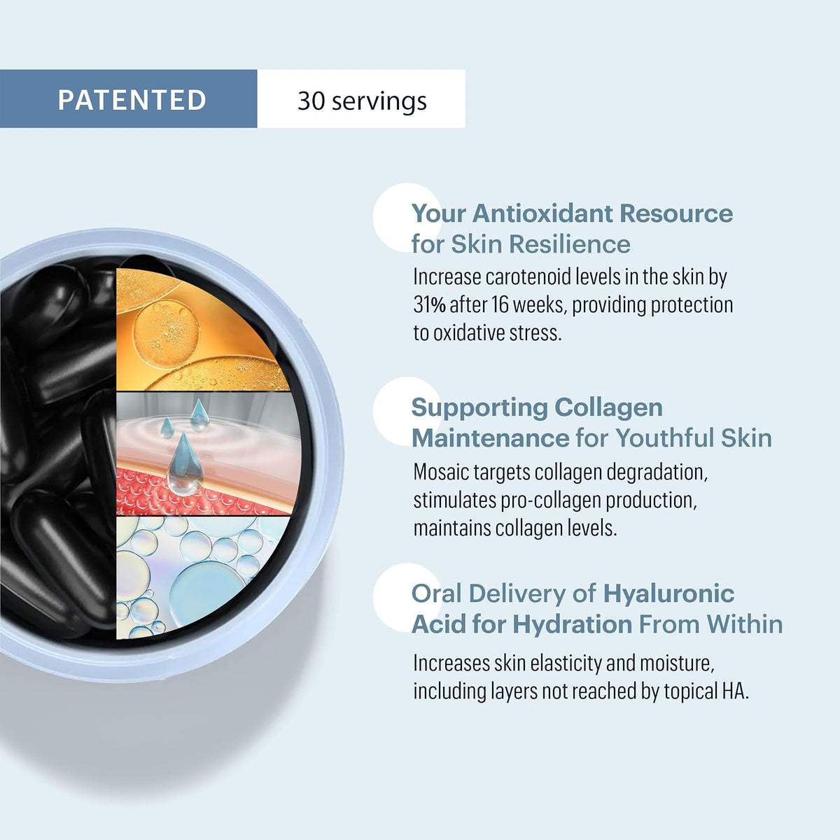 moisturizing hyaluronic acid capsules