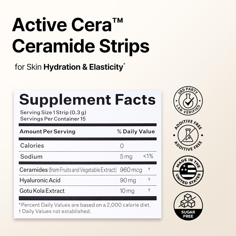 moisturizing hyaluronic acid strips