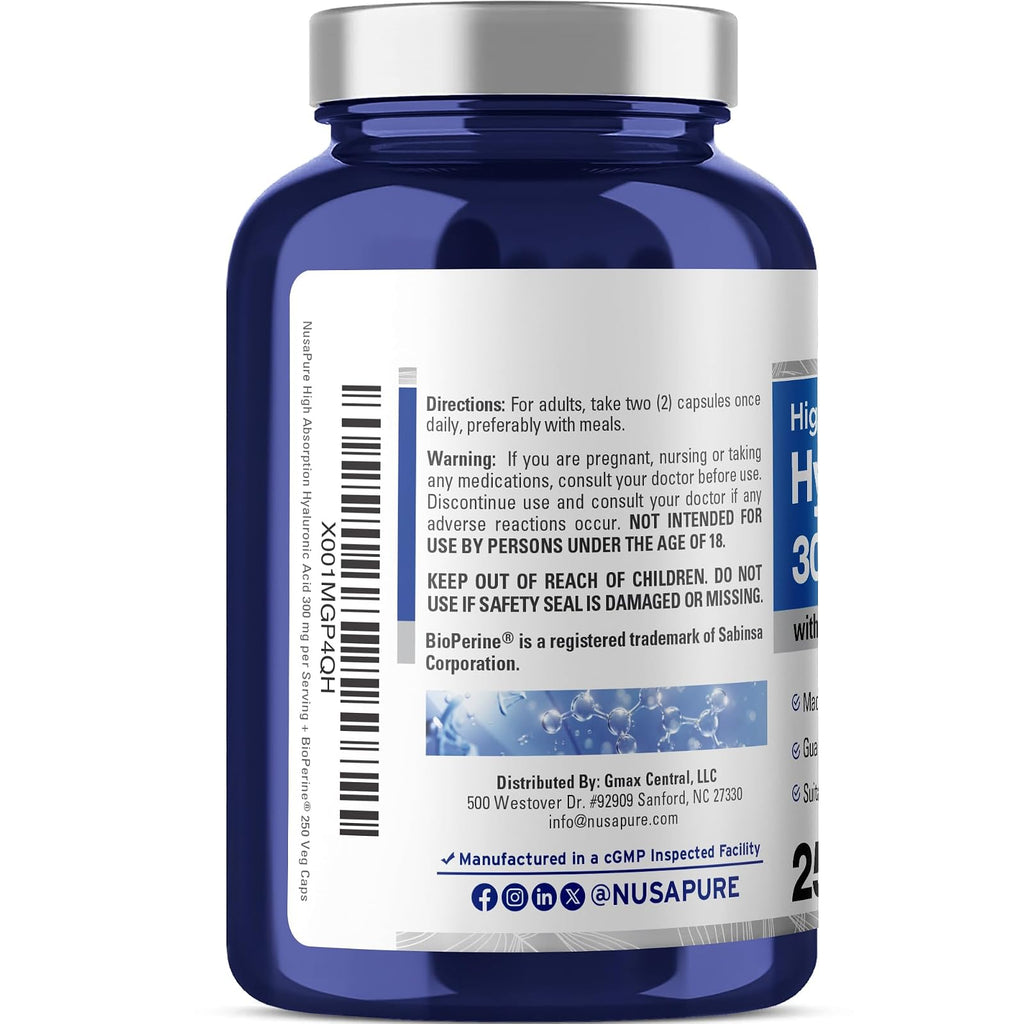 moisturizing hyaluronic acid supplement
