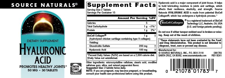 moisturizing hyaluronic acid tablets