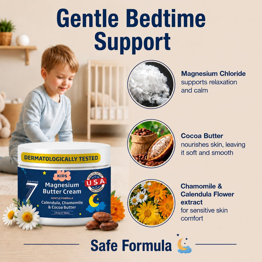 moisturizing magnesium butter for children