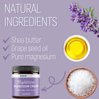 Moisturizing magnesium lotion for nightly use