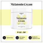 Moisturizing melatonin cream for better sleep
