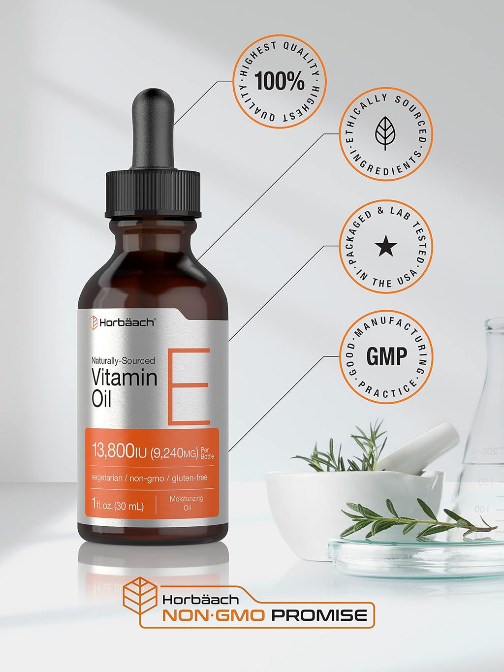 moisturizing Vitamin E oil solution