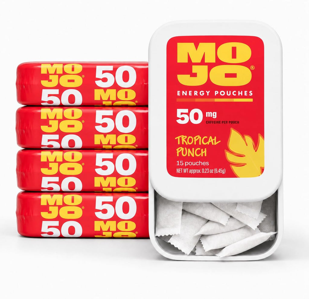 MOJO caffeine pouches for energy