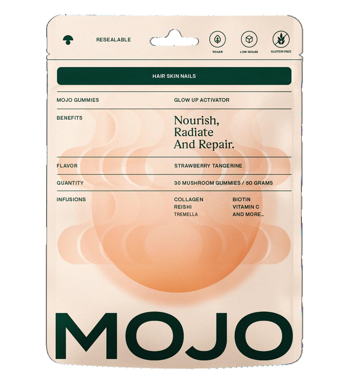 Mojo hair skin nails gummies