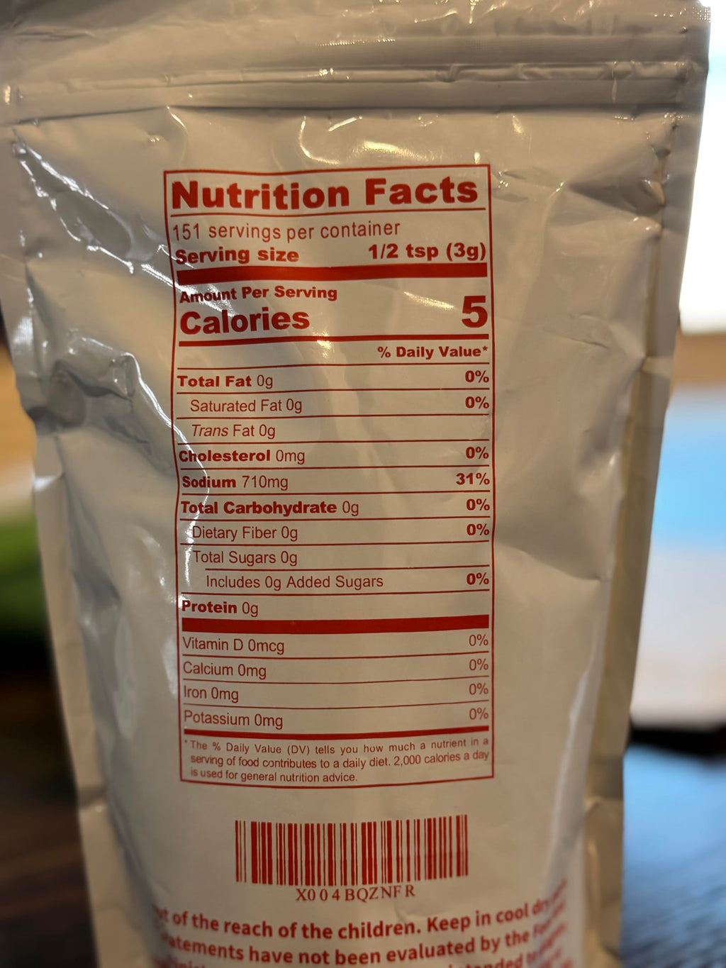 Molecular gastronomy sodium citrate powder