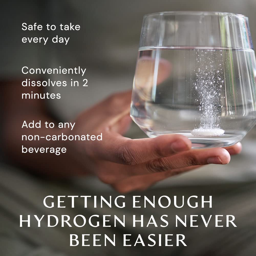 Molecular hydrogen for energy boost