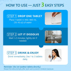 Molecular hydrogen tablets for daily health