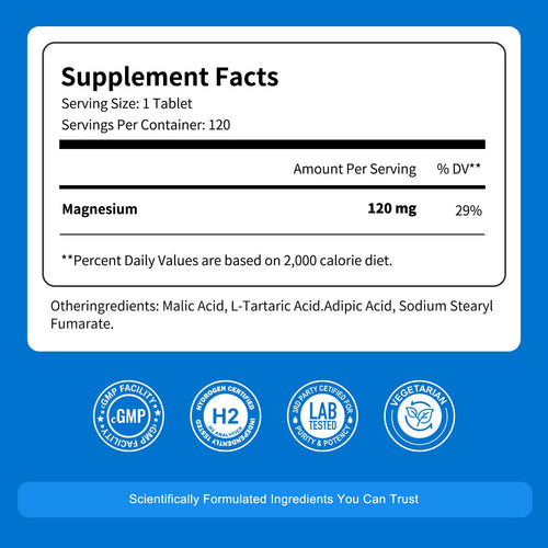 Molecular hydrogen tablets for energy