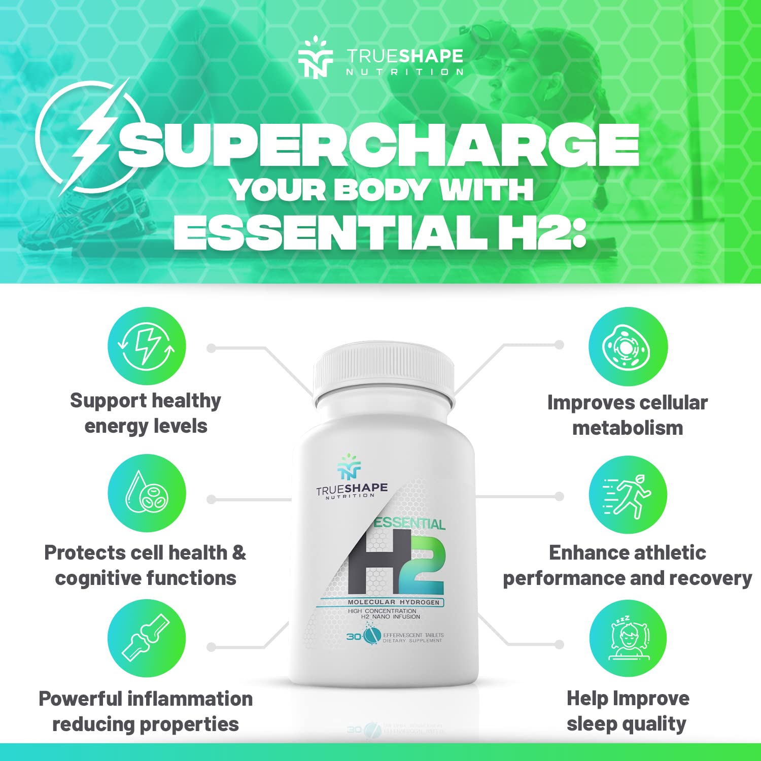molecular hydrogen tablets for wellness