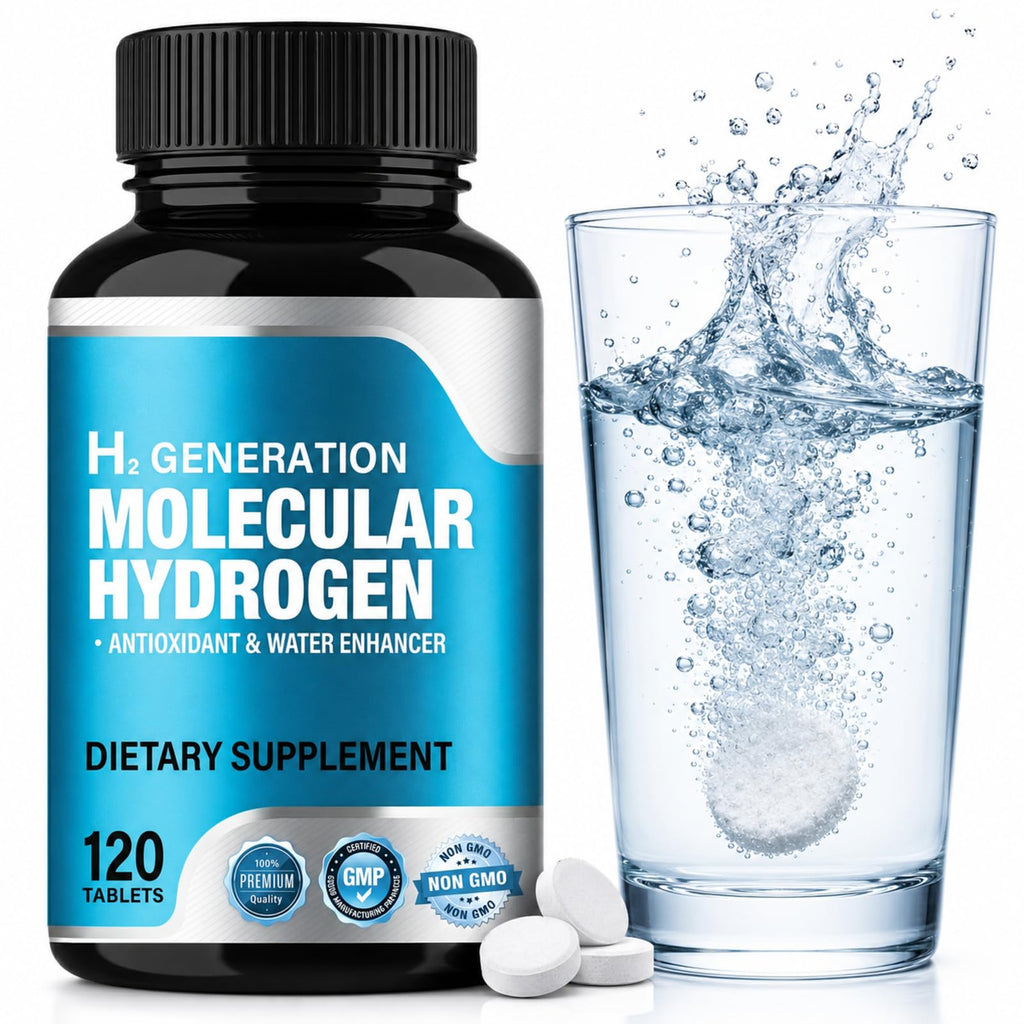Molecular hydrogen tablets for wellness