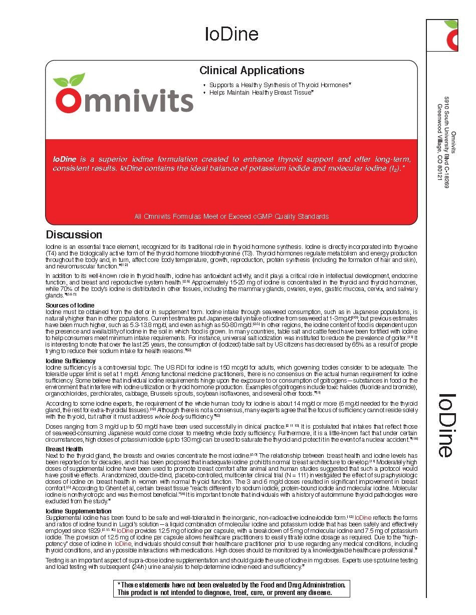 molecular iodine for immune function