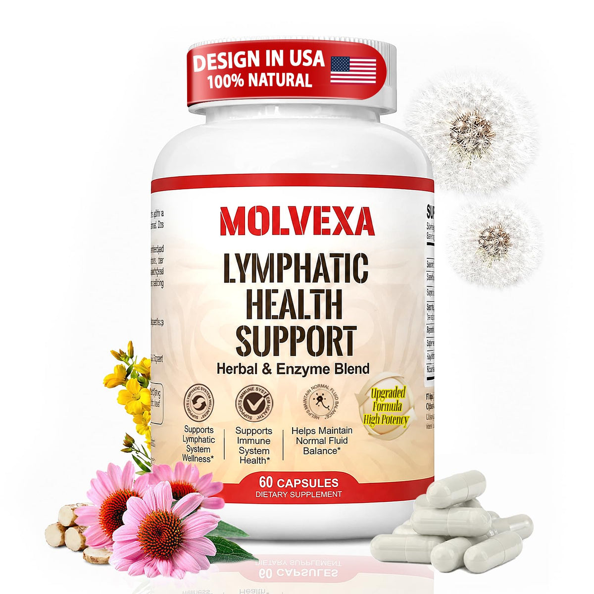 MOLVEXA lymphatic drainage capsules benefits