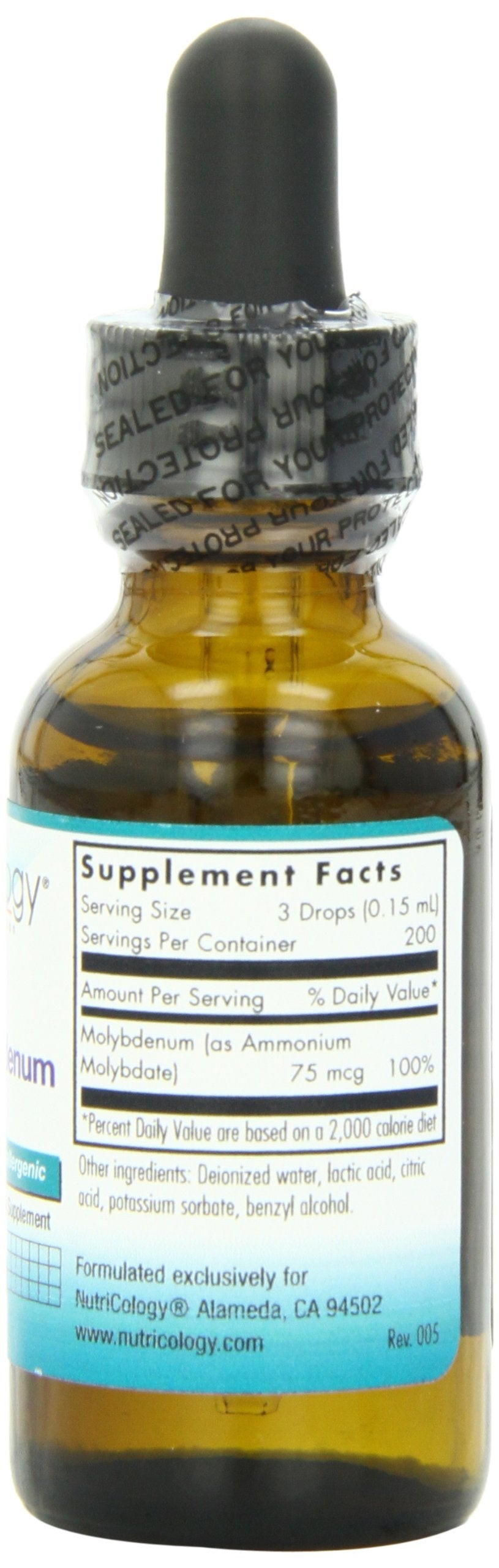 molybdenum drops for metabolism support