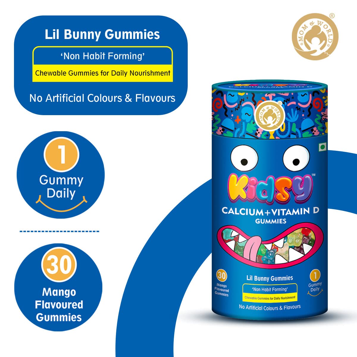 Mom & World kids calcium support