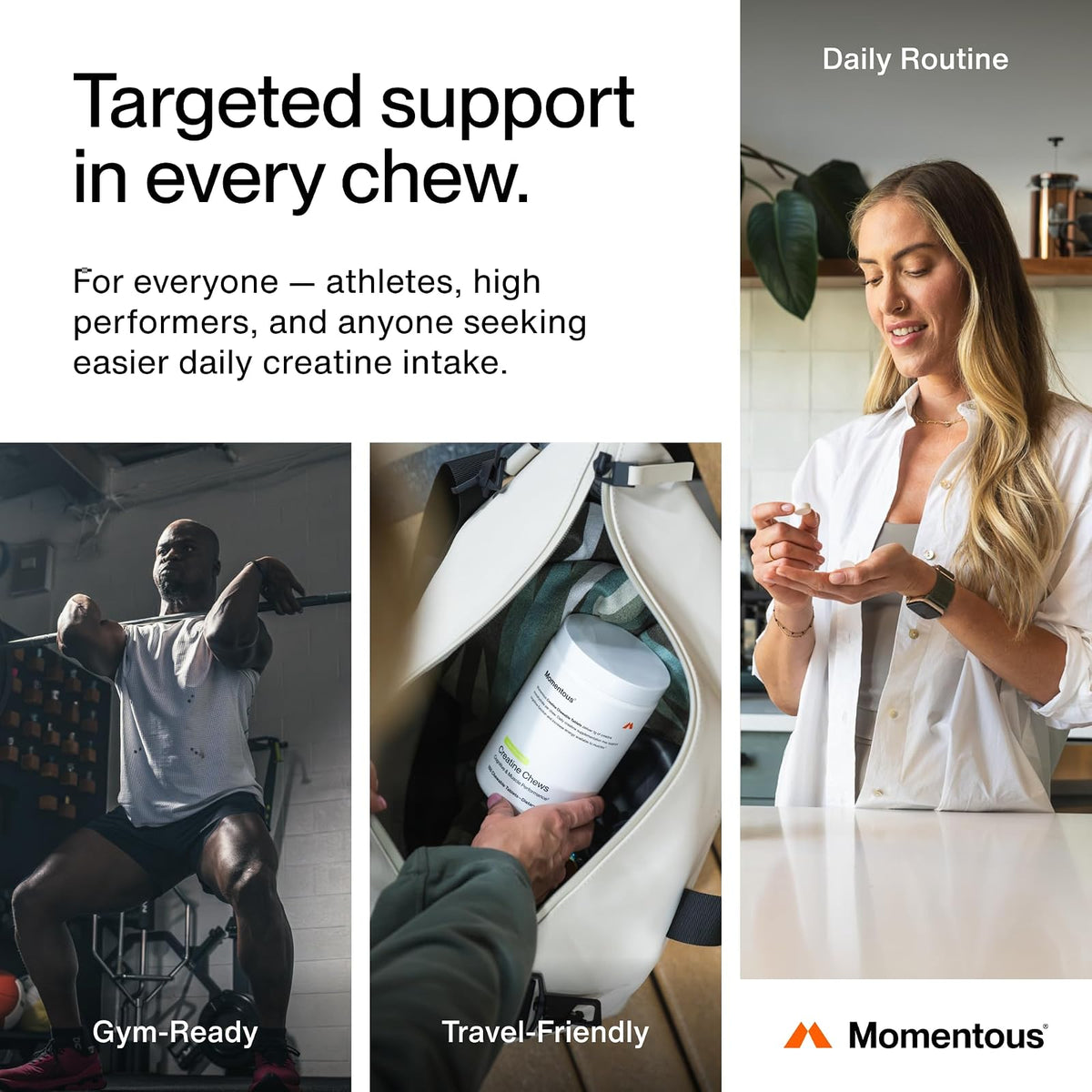Momentous creatine monohydrate benefits