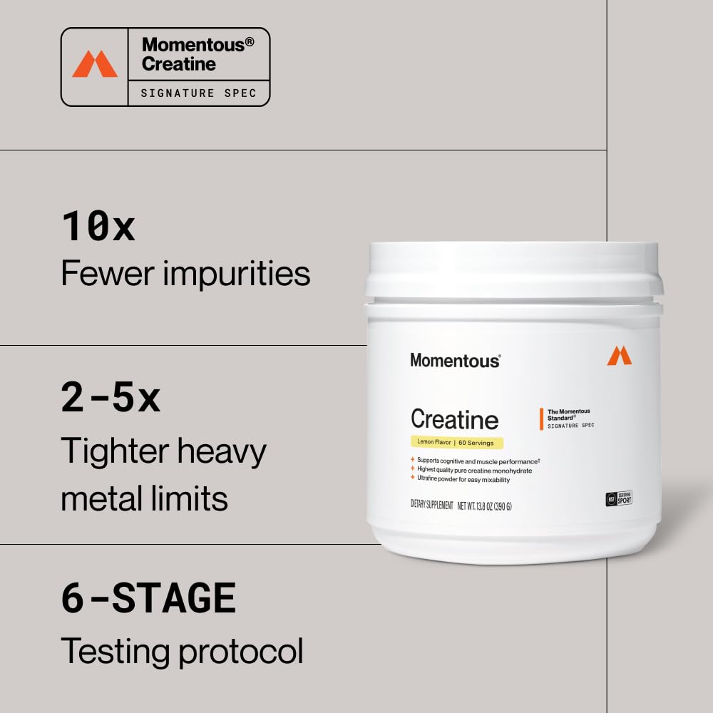 Momentous creatine supplement for athletes