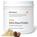 Momentous vegan protein powder cappuccino flavour