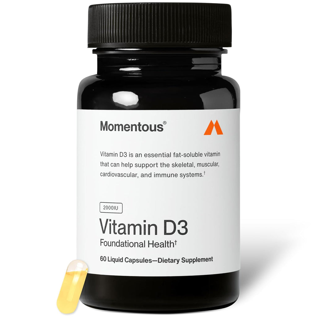 Momentous Vitamin D3 2000 IU capsules