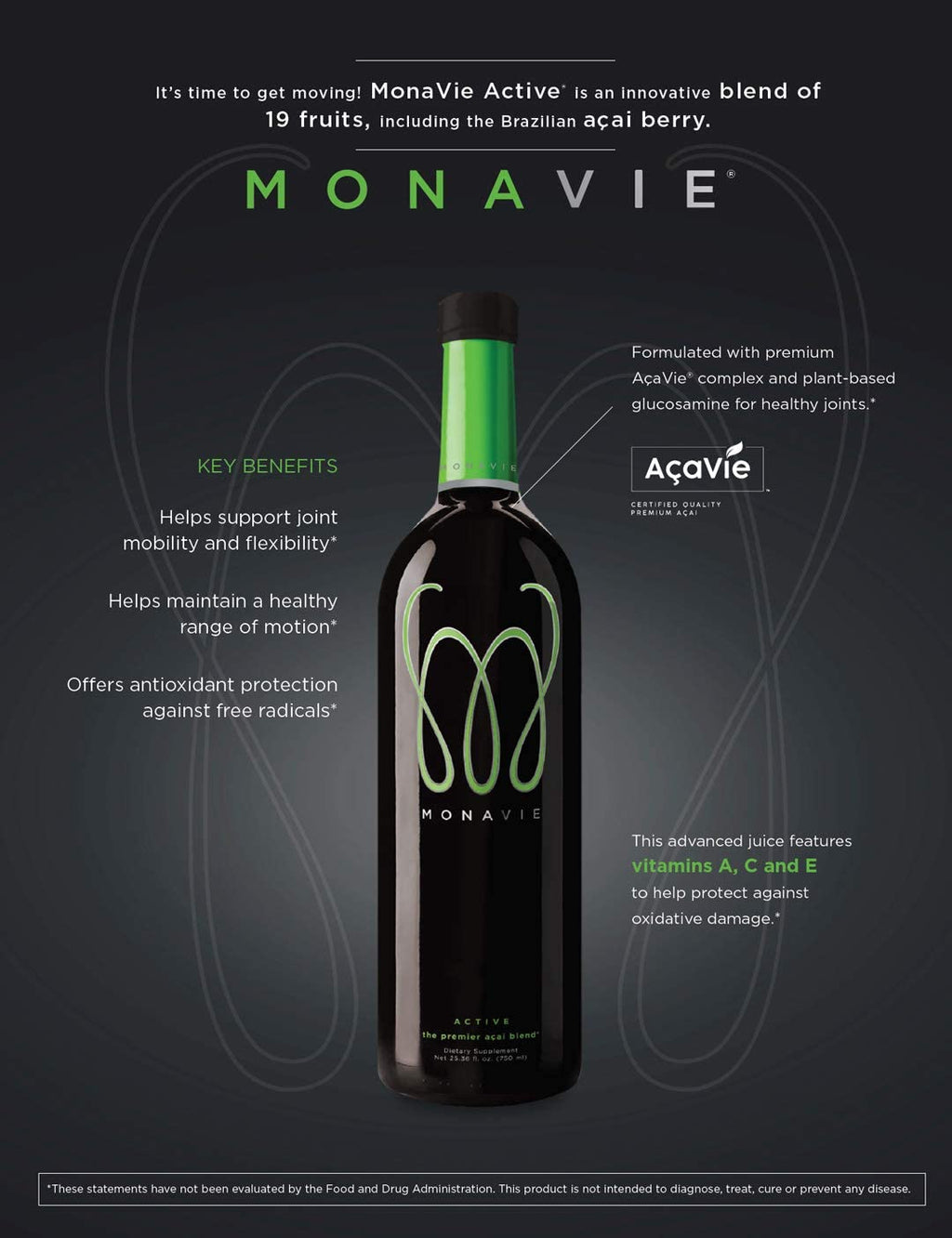MonaVie multivitamin for active lifestyles