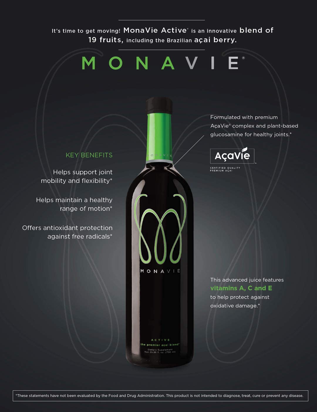 MonaVie multivitamin for active lifestyles