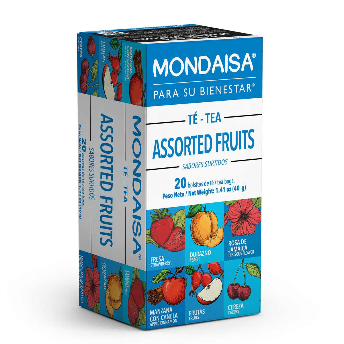 Mondaisa assorted fruit tea bags