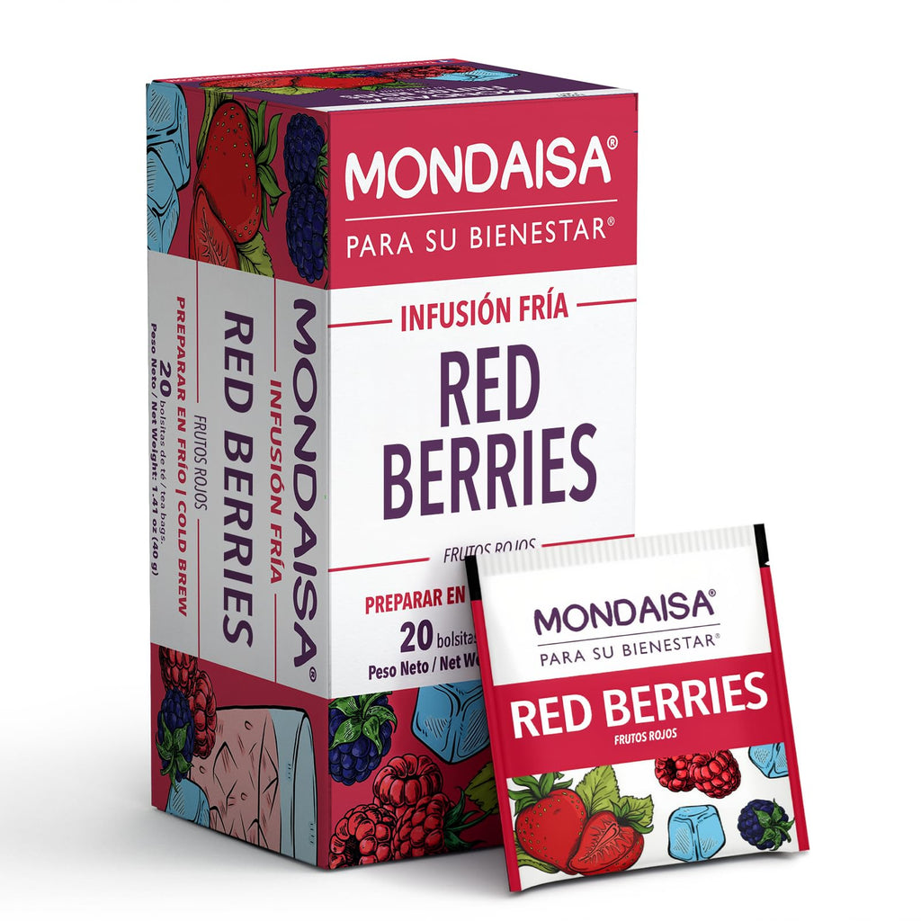 Mondaisa iced tea with red berries