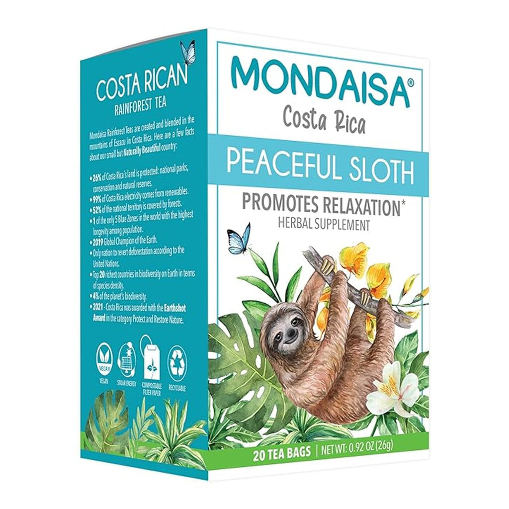 Mondaisa sloth herbal tea bags