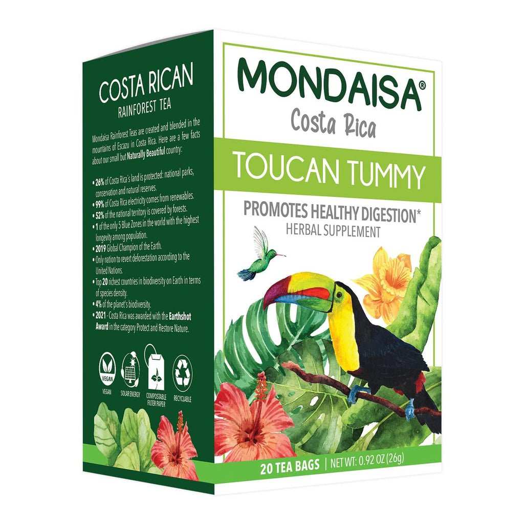 Mondaisa Toucan Tummy herbal tea bags