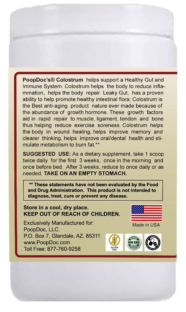 money back guarantee colostrum powder