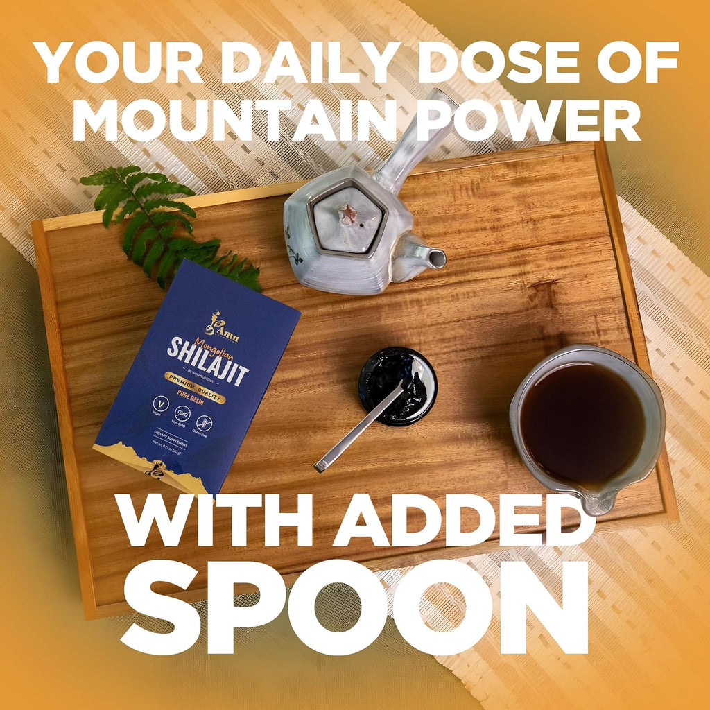 Mongolian shilajit for energy boost