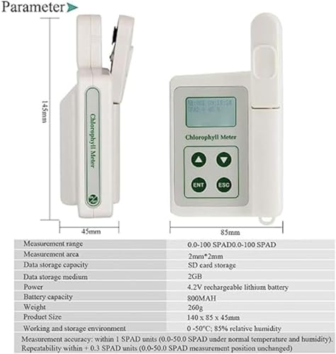 monitor chlorophyll levels in plants