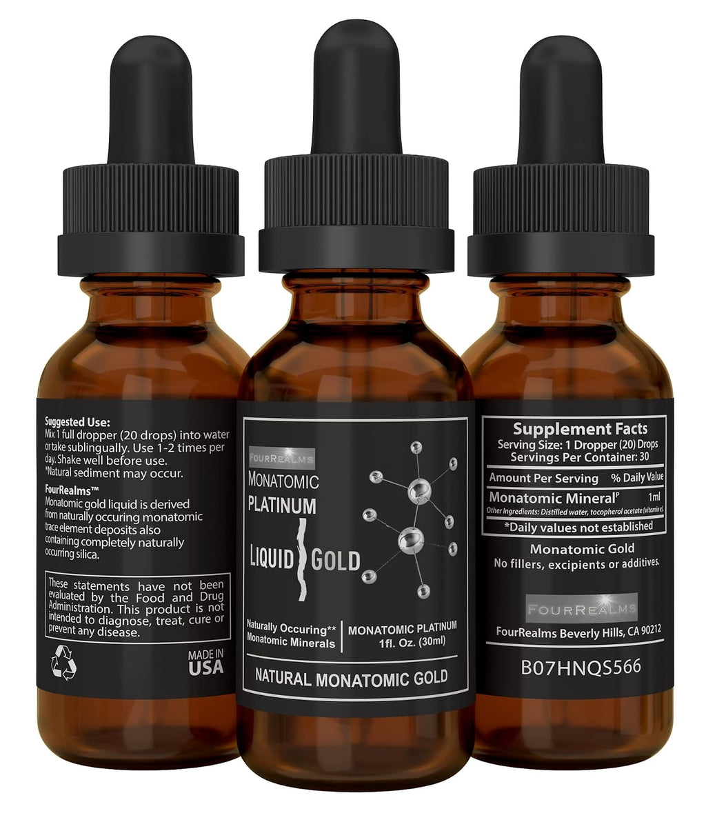 Monoatomic Platinum trace mineral supplement