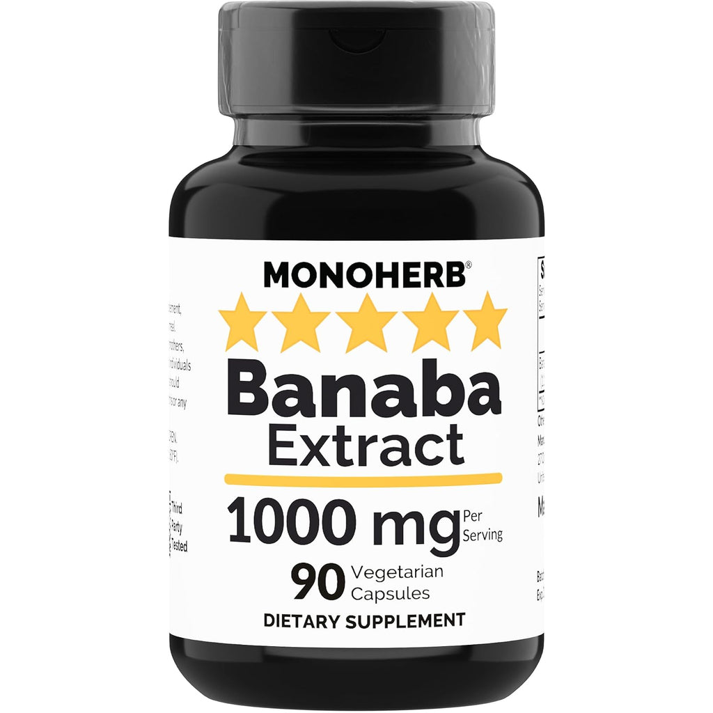 MONOHERB Banaba Extract vegetarian capsules